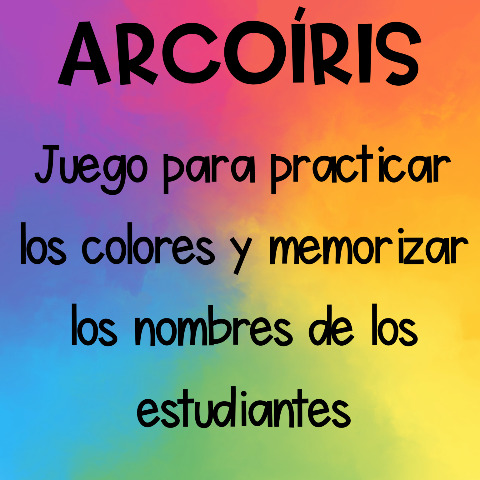 JUEGO PARA APRENDER LOS COLORES - Profe Valentina